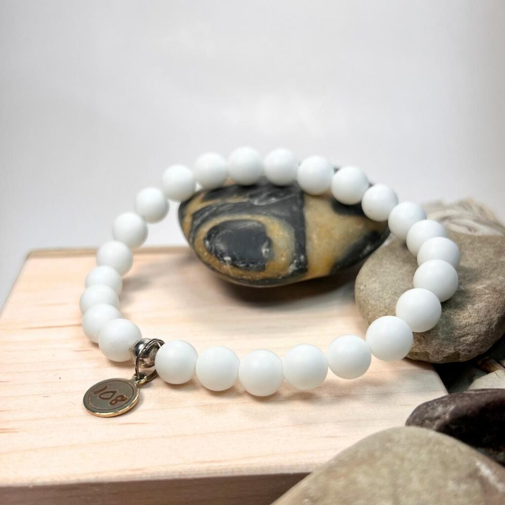 Alabaster Gemstone Bracelet – One Zero Eight Mala Jewelry