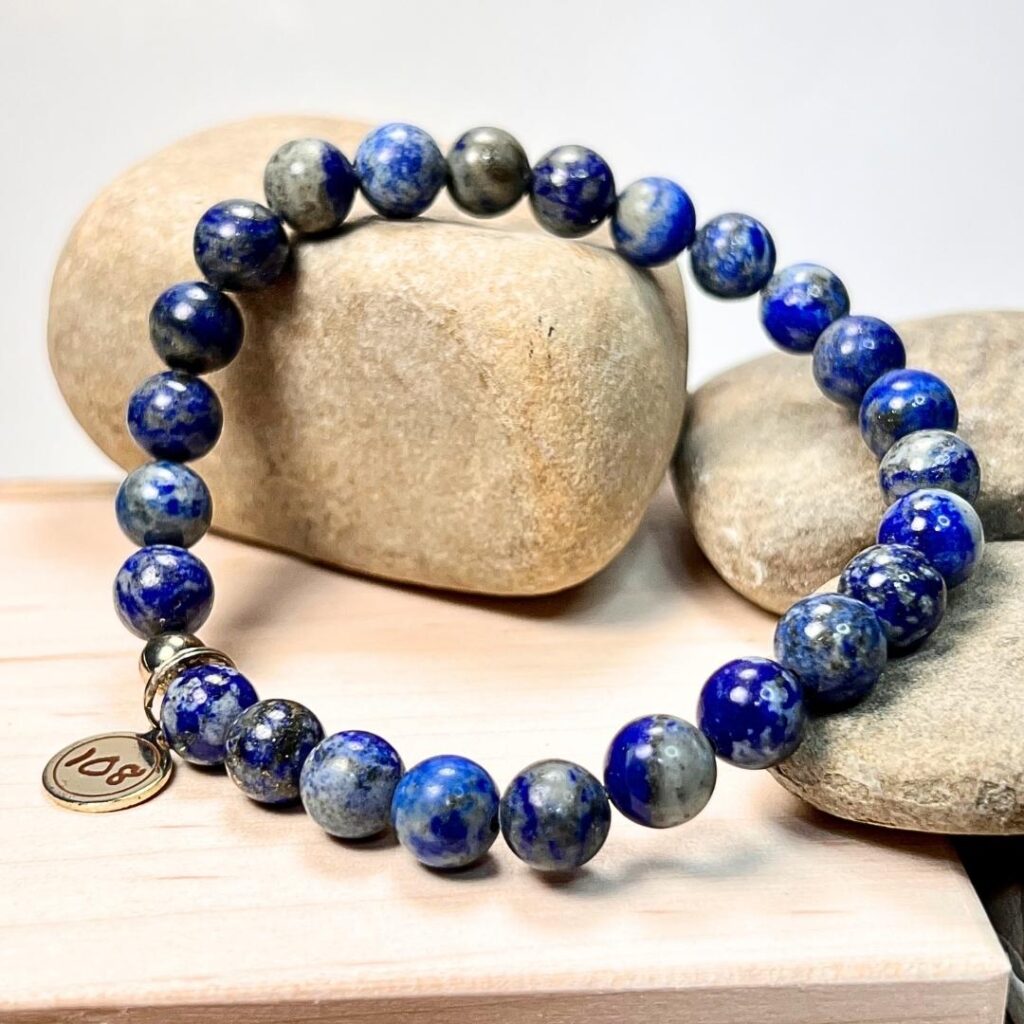 Lapis Lazuli Gemstone Bracelet – One Zero Eight Mala Jewelry